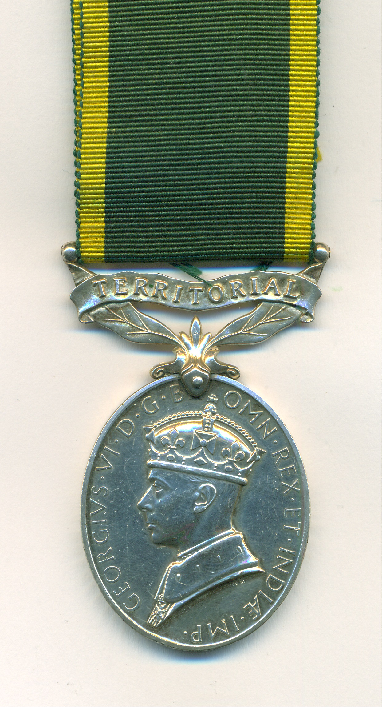 Efficiency Medal, George VI R Issue 1st Type, Territorial. 2093664 ...
